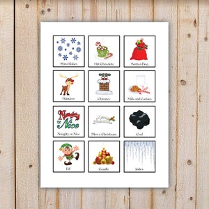 Christmas Bingo Game With 20 Unique Bingo Cards and 42 Large & - Etsy