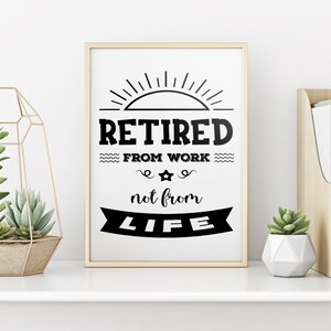 Retirement Party Signs, Retirement Signs 6 Pack, Retirement Sign, Happy ...