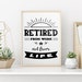 Retirement Party Signs, Retirement Signs 6 Pack, Retirement Sign, Happy ...