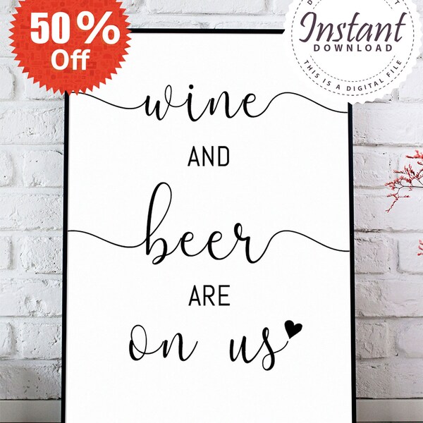 Alcohol Wedding Sign - Etsy