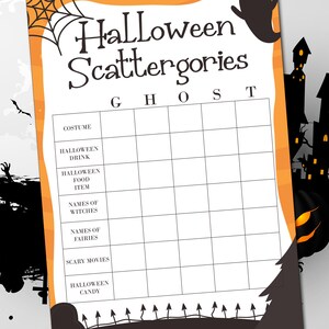 12 Halloween Games, Halloween Printable, Halloween Party Game - Etsy