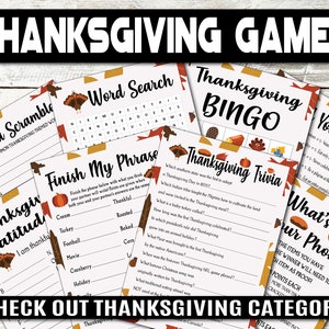 Thanksgiving Whats on Your Phone Party Game - Etsy