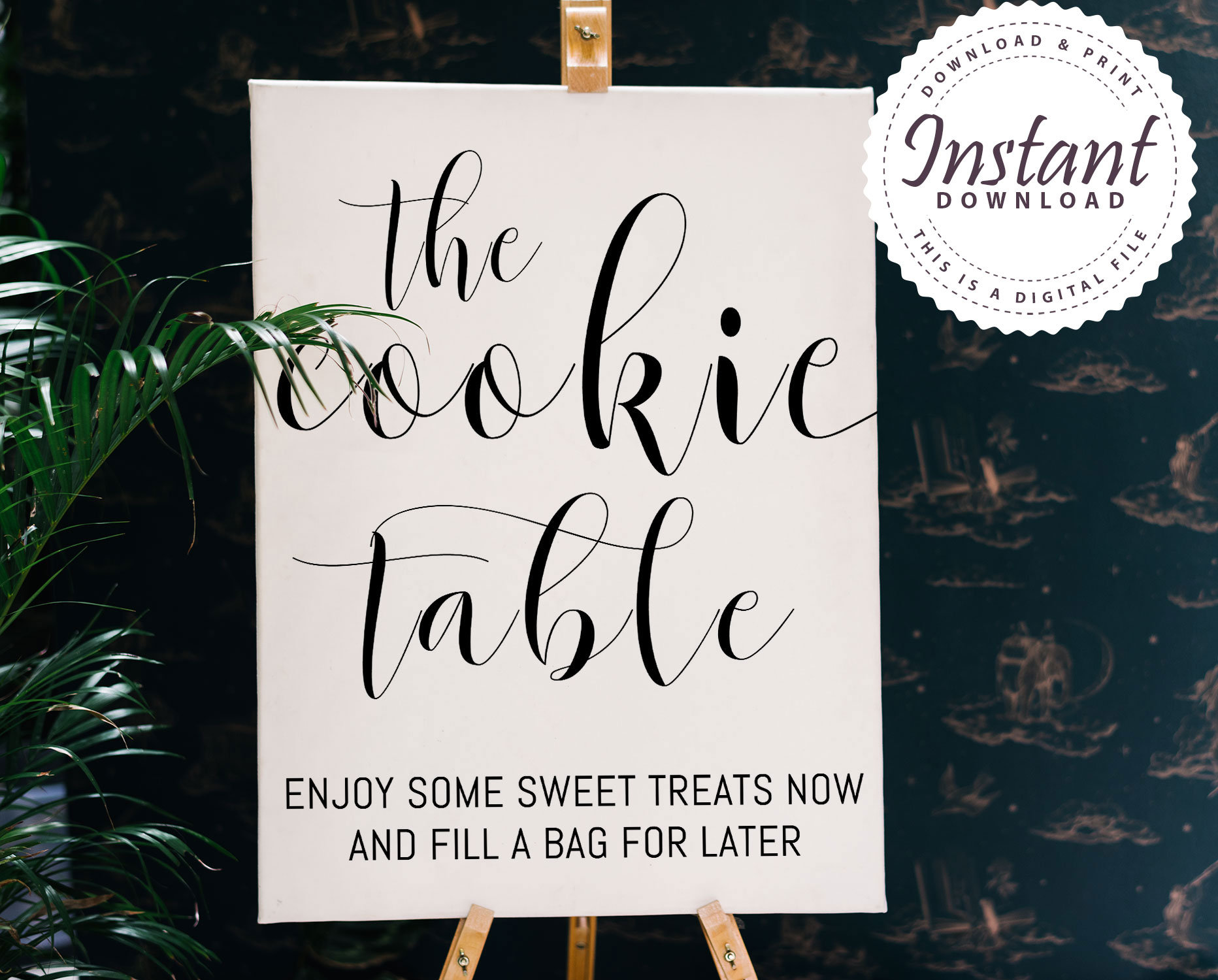Cookie Table Sign Cookie Table Cookie Bar Sign Cookie - Etsy