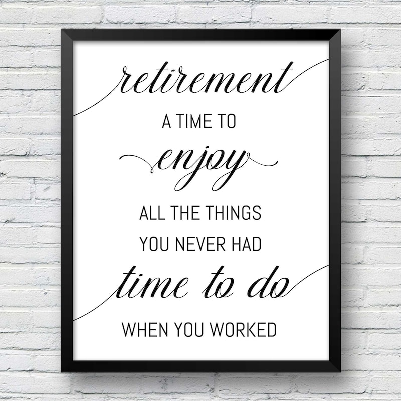 Retirement Sign - Etsy