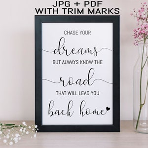 Leaving Home Sign Going Away Sign Graduation Sign Bon - Etsy