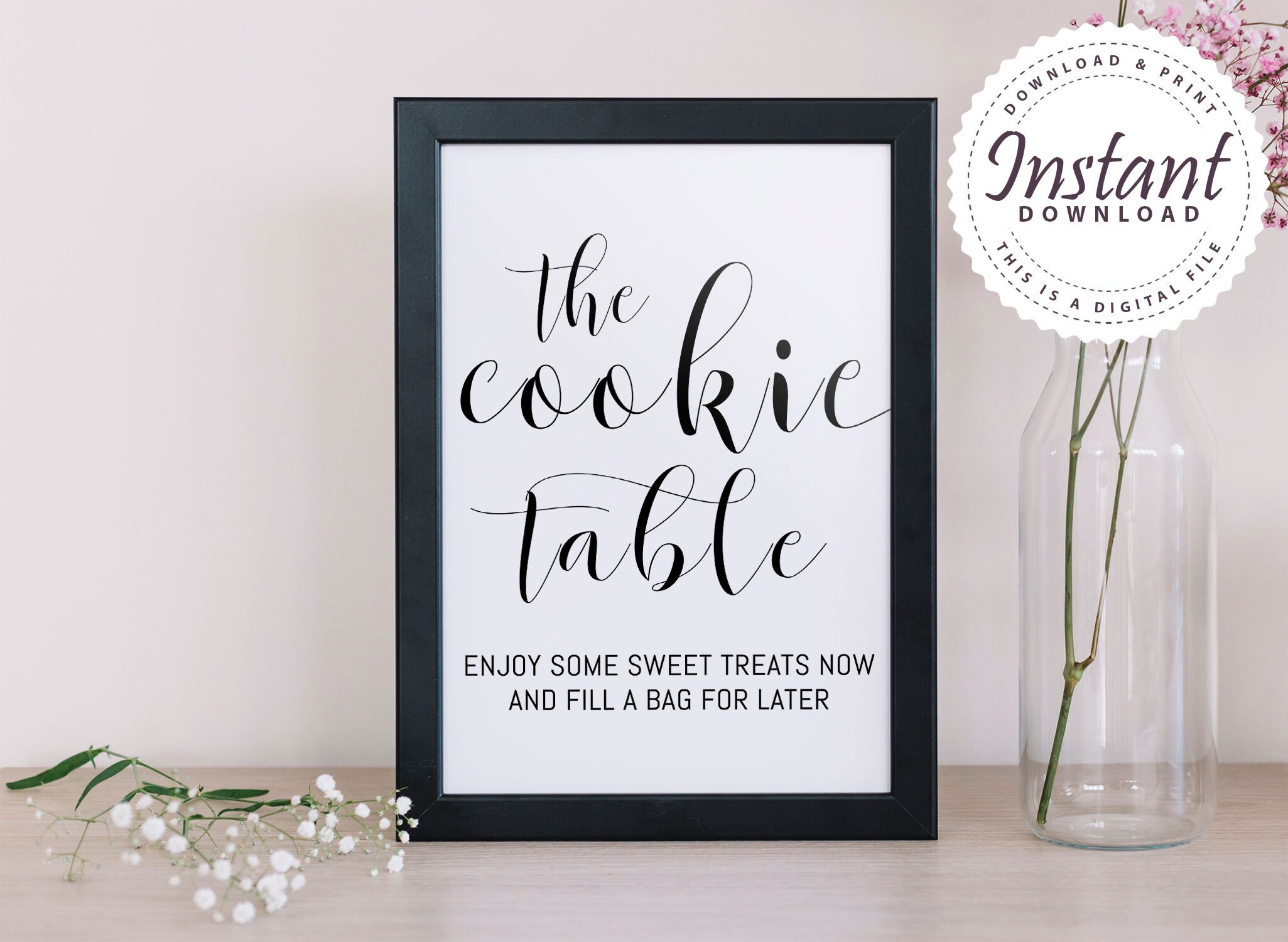 Cookie Table Sign Cookie Table Cookie Bar Sign Cookie - Etsy