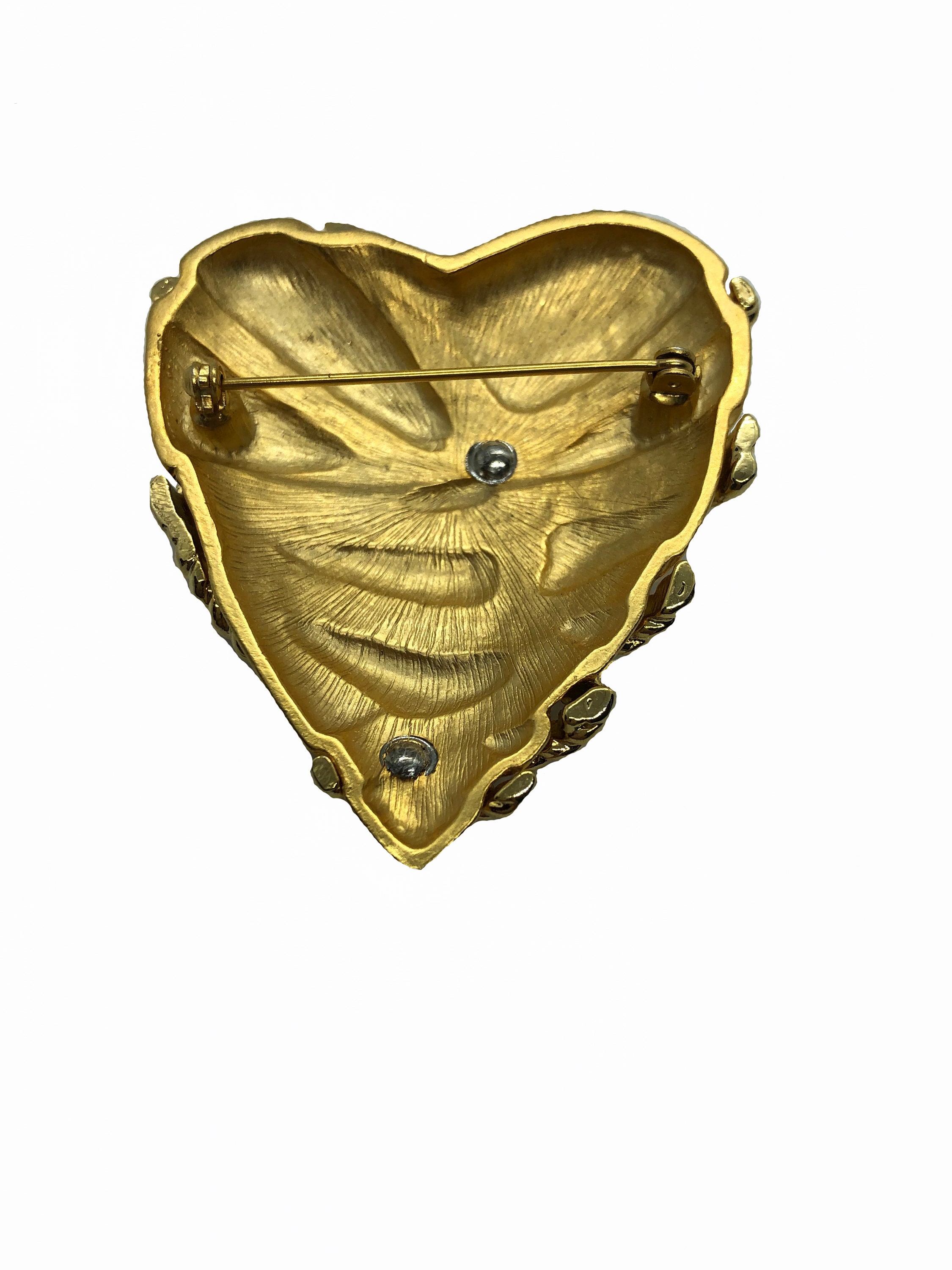 Wrapped Heart Brooch - Etsy