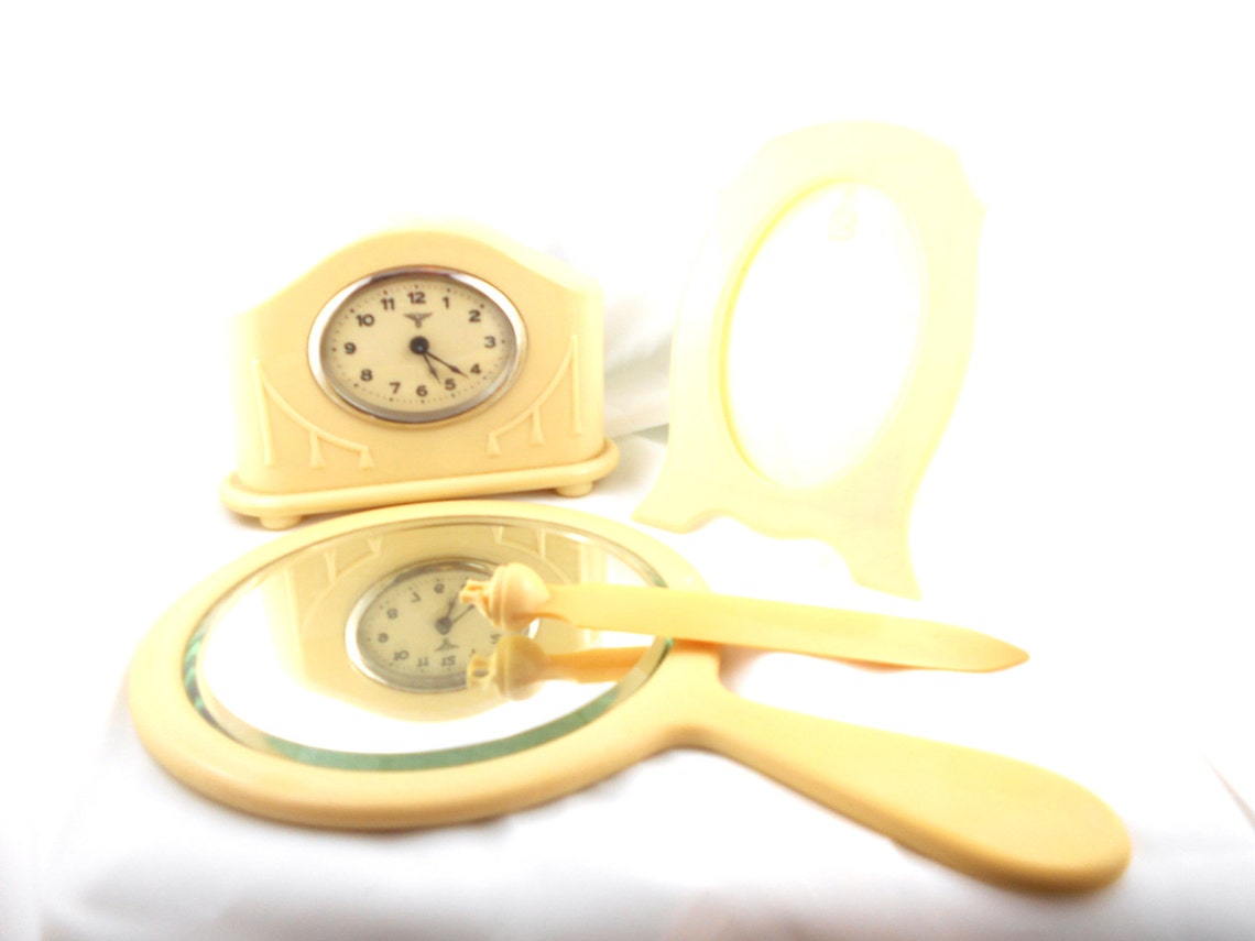 Celluloid Dresser Set - Etsy