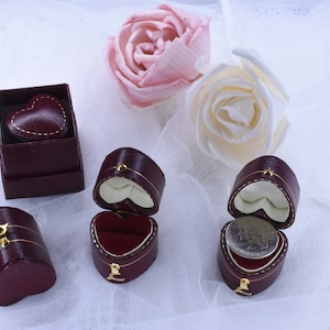 Luxury Antique Style Mini Ring Box, Victorian Style Jewelry Box ...