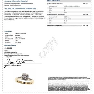 Vintage Superfit 0.47ct Diamond Engagement Ring 14k Yellow Gold Hinged ...