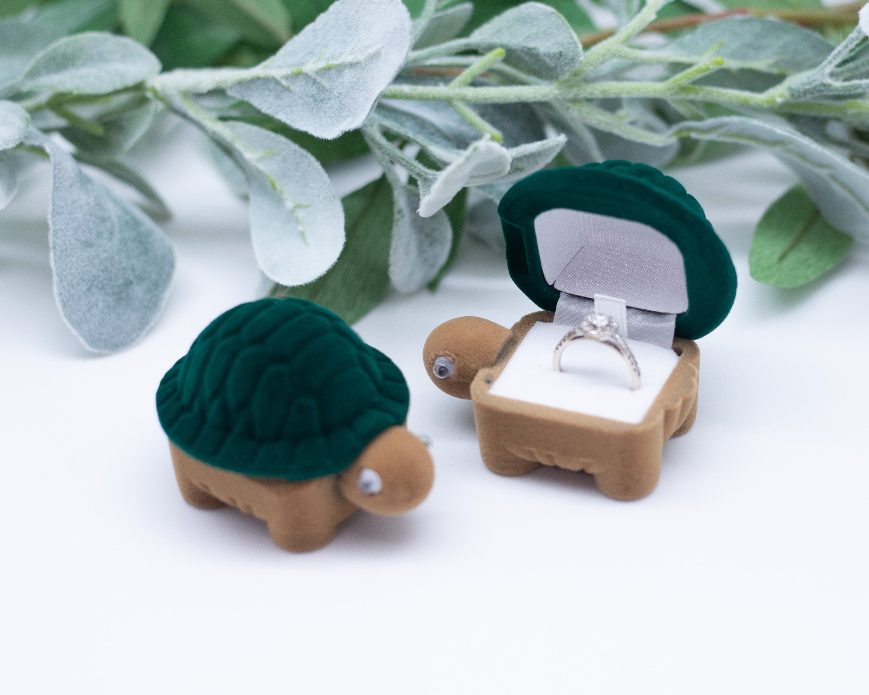 Turtle Ring Box | Earring Box | Jewelry Box| Gift Box | Engagement ...