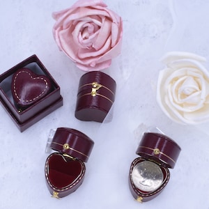 Luxury Antique Style Mini Ring Box, Victorian Style Jewelry Box ...