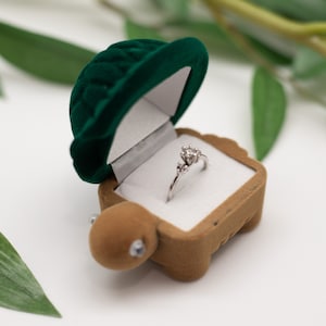 Turtle Ring Box | Earring Box | Jewelry Box| Gift Box | Engagement ...