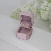 Pink Suede Ring Box by Caitlyn Minimalist • Jewelry Box, Perfect for an ...