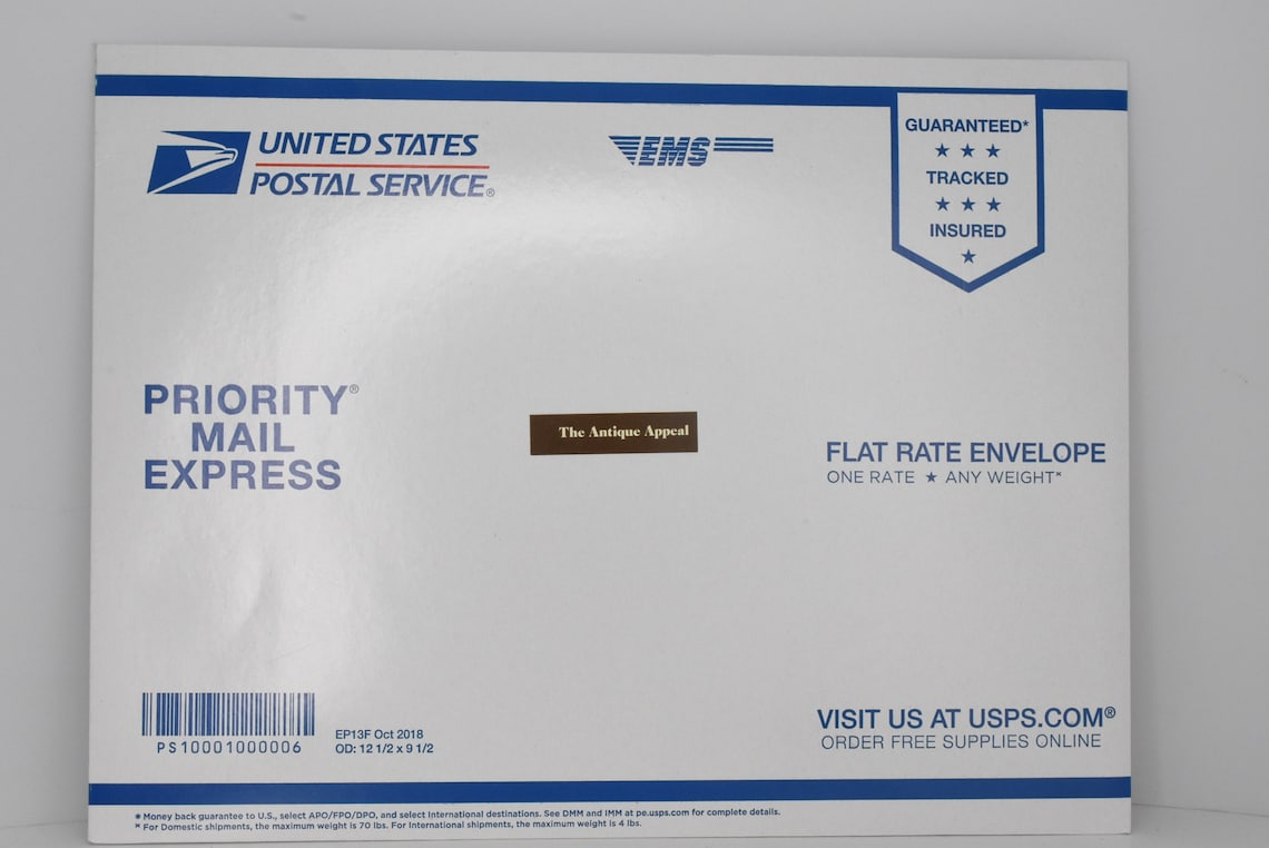 USPS Priority Express Flat Rate Envelope USA Shipping Address - Etsy