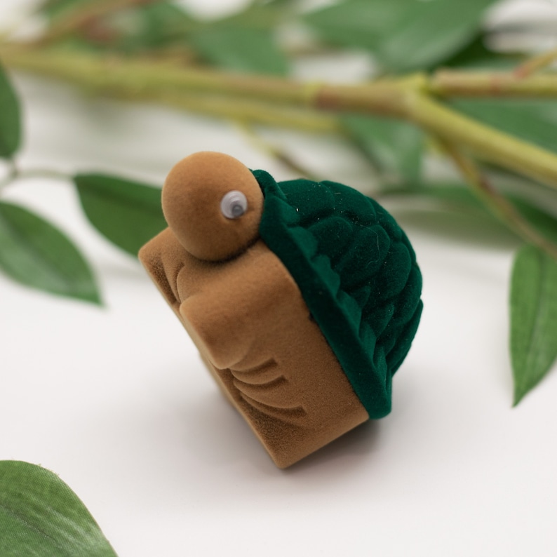 Turtle Ring Box | Earring Box | Jewelry Box| Gift Box | Engagement ...