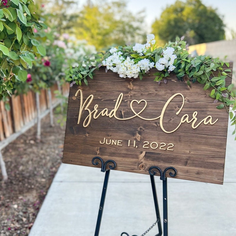 Wood Wedding Signs - Etsy