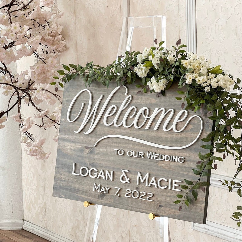 Wood Wedding Signs - Etsy