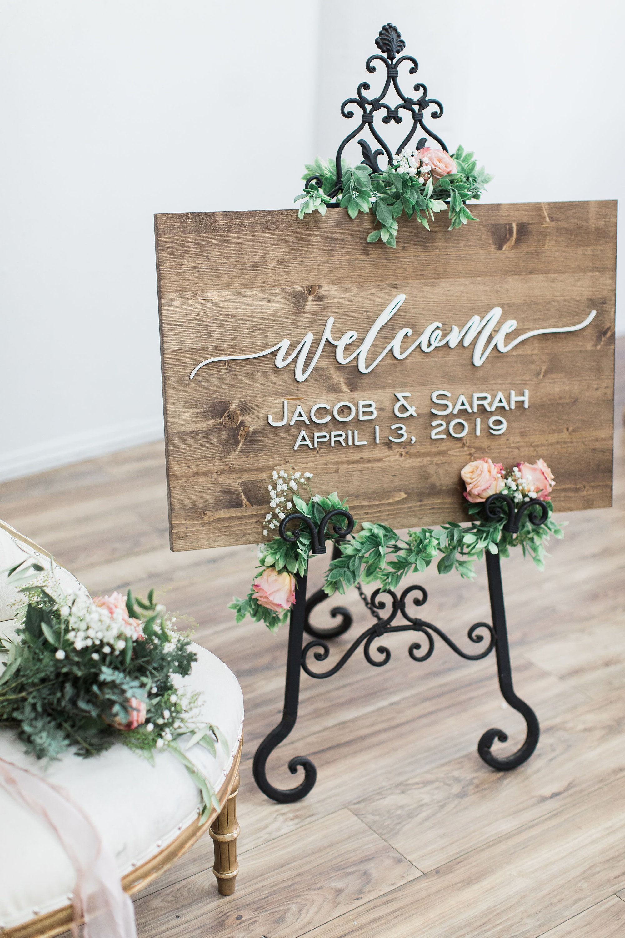 Wedding Sign Wedding Welcome Sign Welcome Sign Wood Wedding | Etsy