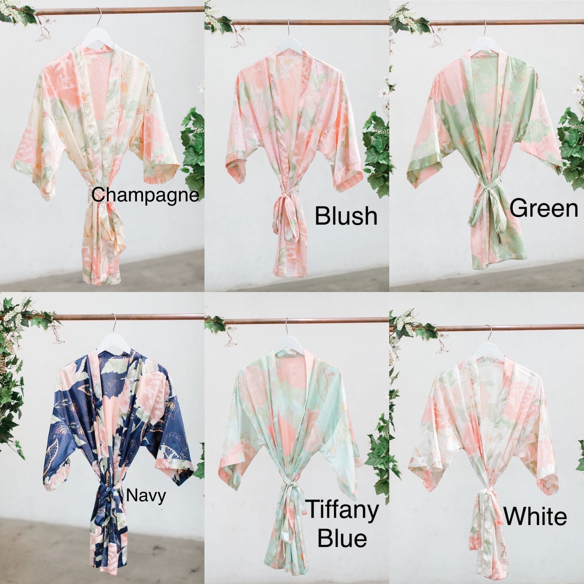 Bridesmaid Robes Floral Robes Floral Bridesmaid Robes Robes | Etsy
