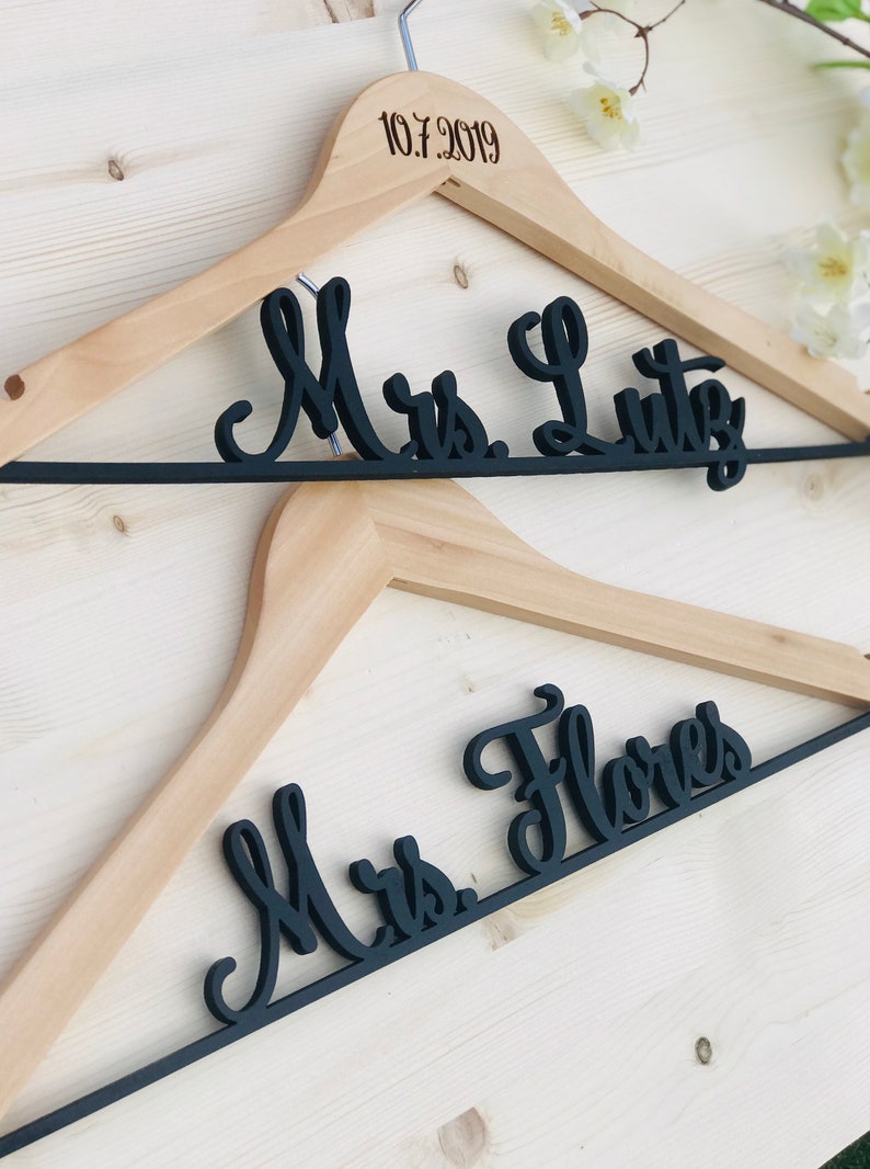 Personalized Hanger Custom Hanger Wedding Dress Hanger - Etsy