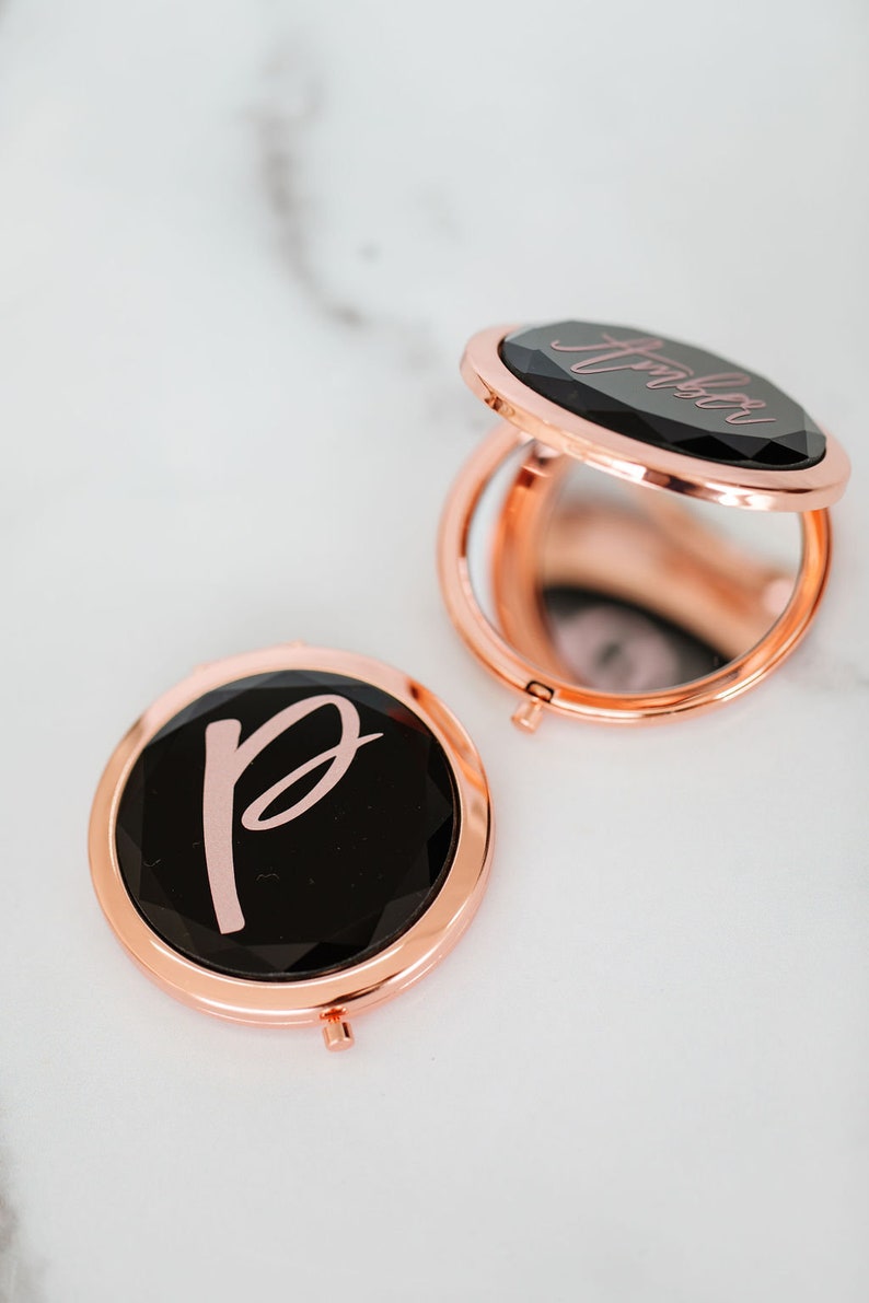 Compact Mirror Makeup Compact Personalized Compact Custom | Etsy