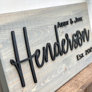 Wedding Gift, Wood Home Decor, Custom Home Decor, Gift for Couple ...