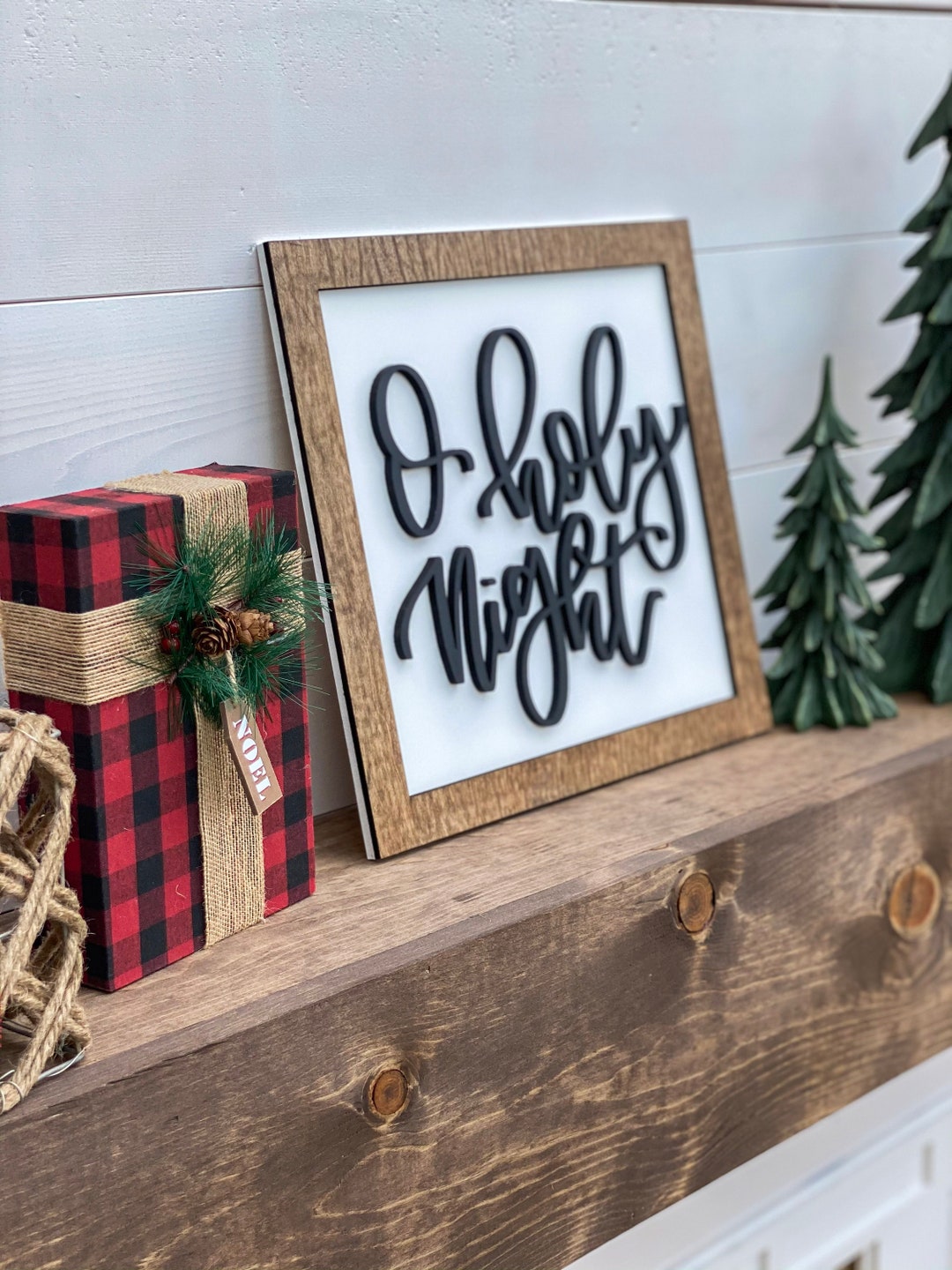 Christmas Decor, O Holy Night Sign, Christmas Sign, Christmas Gift ...