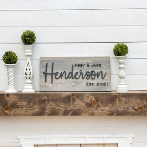 Wedding Gift, Wood Home Decor, Custom Home Decor, Gift for Couple ...