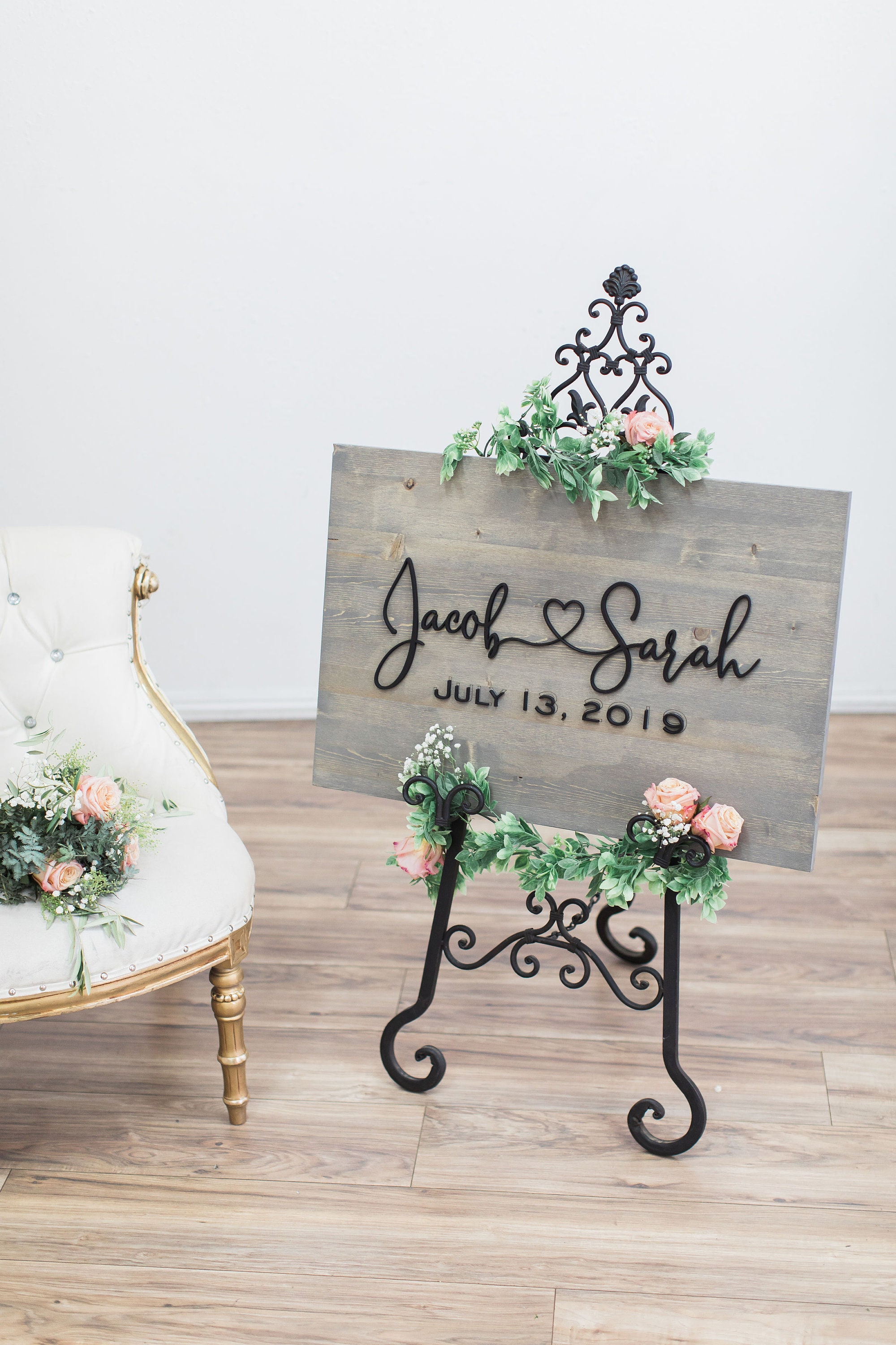 3D Wedding Sign Wedding Welcome Sign Wedding Sign Wedding - Etsy UK