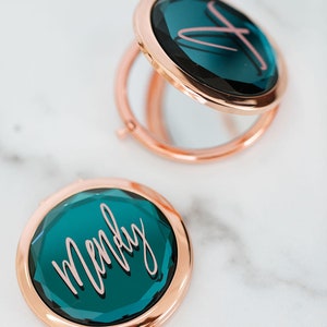 Compact Mirror Makeup Compact Personalized Compact Custom | Etsy