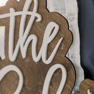 Last Name Cut Out Sign, Last Name Sign 3D Wood, Wedding Name Sign ...