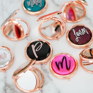 Compact Mirror Makeup Compact Personalized Compact Custom - Etsy