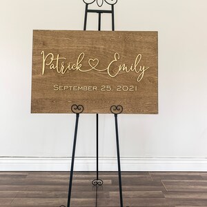 Easel Wedding Sign Easel Wedding Sign Stand Floor Easel | Etsy