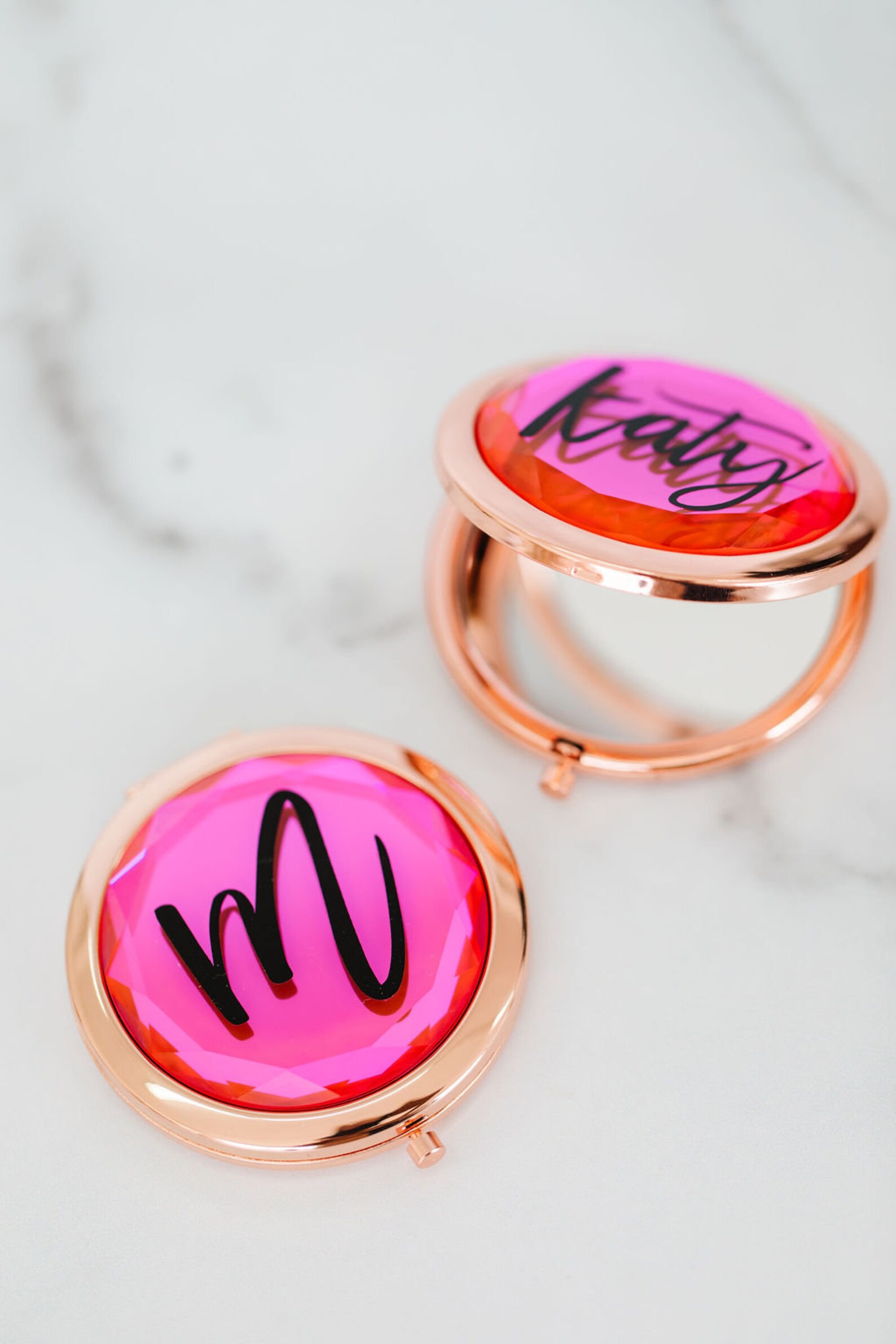 Compact Mirror Makeup Compact Personalized Compact Custom | Etsy