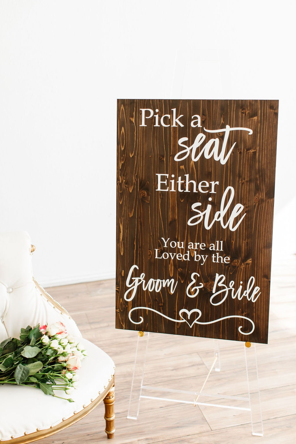 Pick a Seat Not a Side Sign Pick a Seat Sign Choose a Seat - Etsy