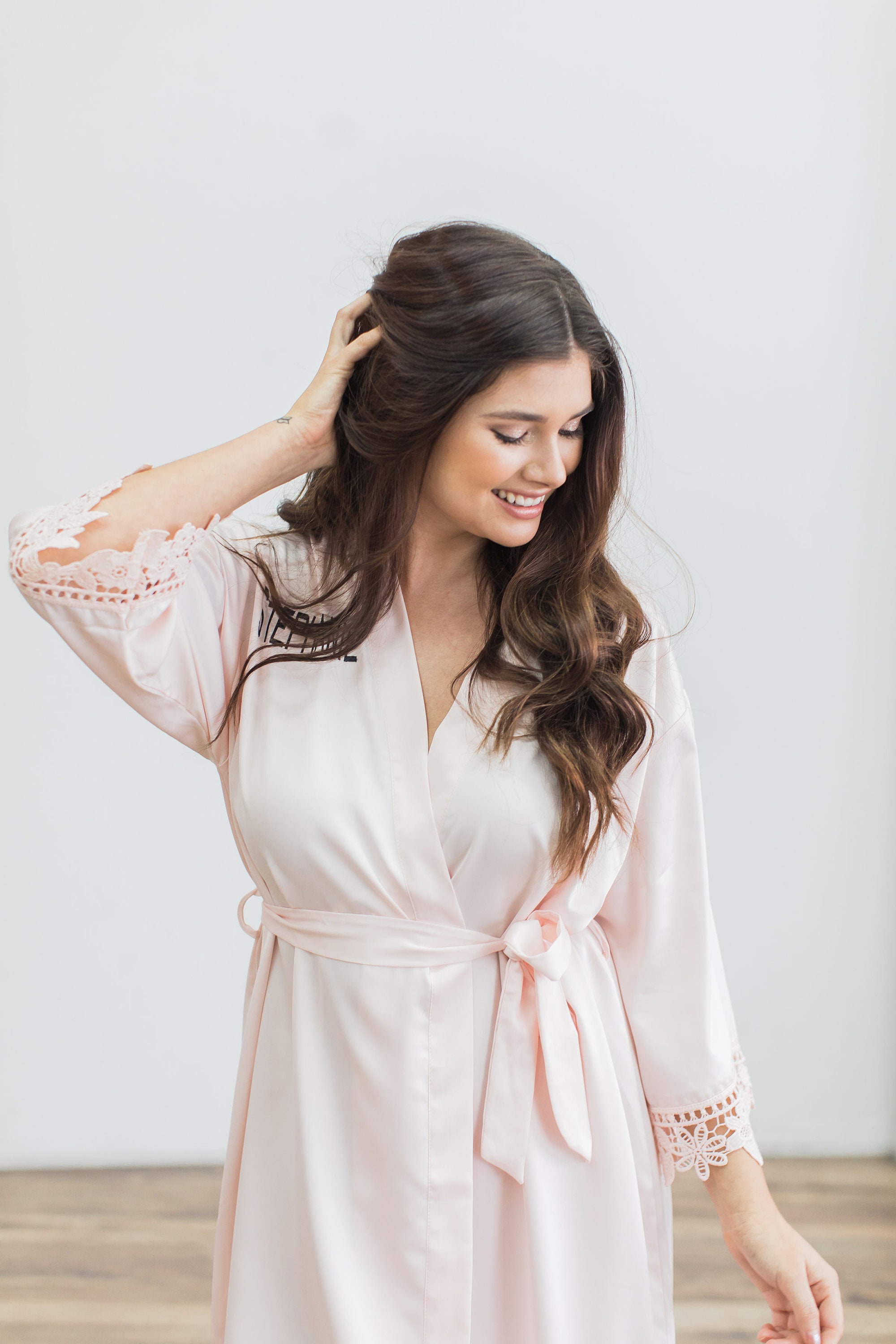 Lace Robe Bridesmaid Robes Satin Robes Lace Bridal Robe - Etsy.de