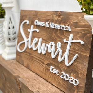 Wedding Gift, Wood Home Decor, Custom Home Decor, Gift for Couple ...