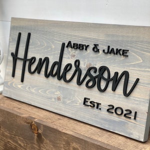 Wedding Gift, Wood Home Decor, Custom Home Decor, Gift for Couple ...