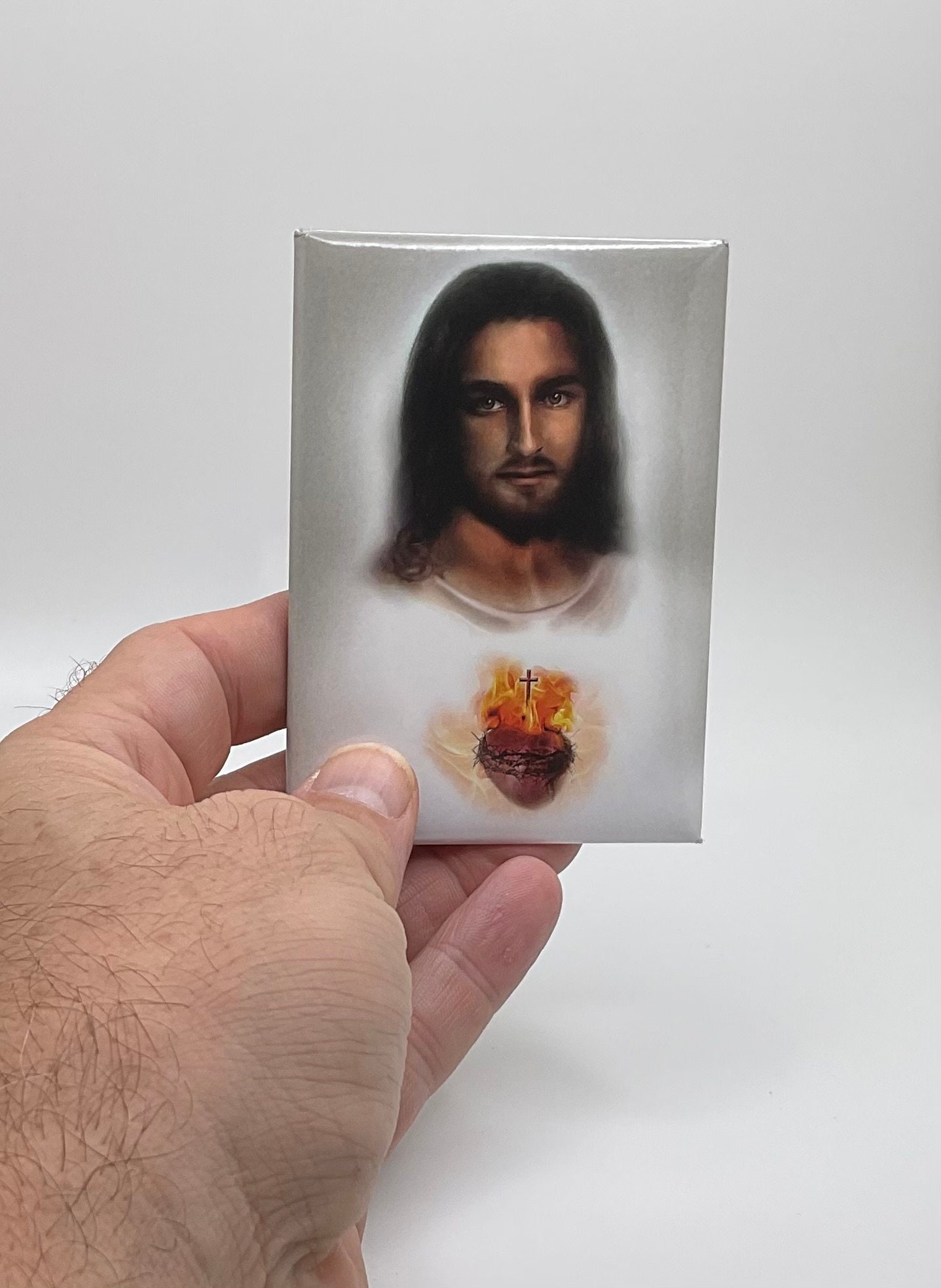 Sacred Heart of Jesus MAGNET (3.5X2.5) - Etsy