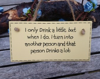 Funny drinking sign | Etsy