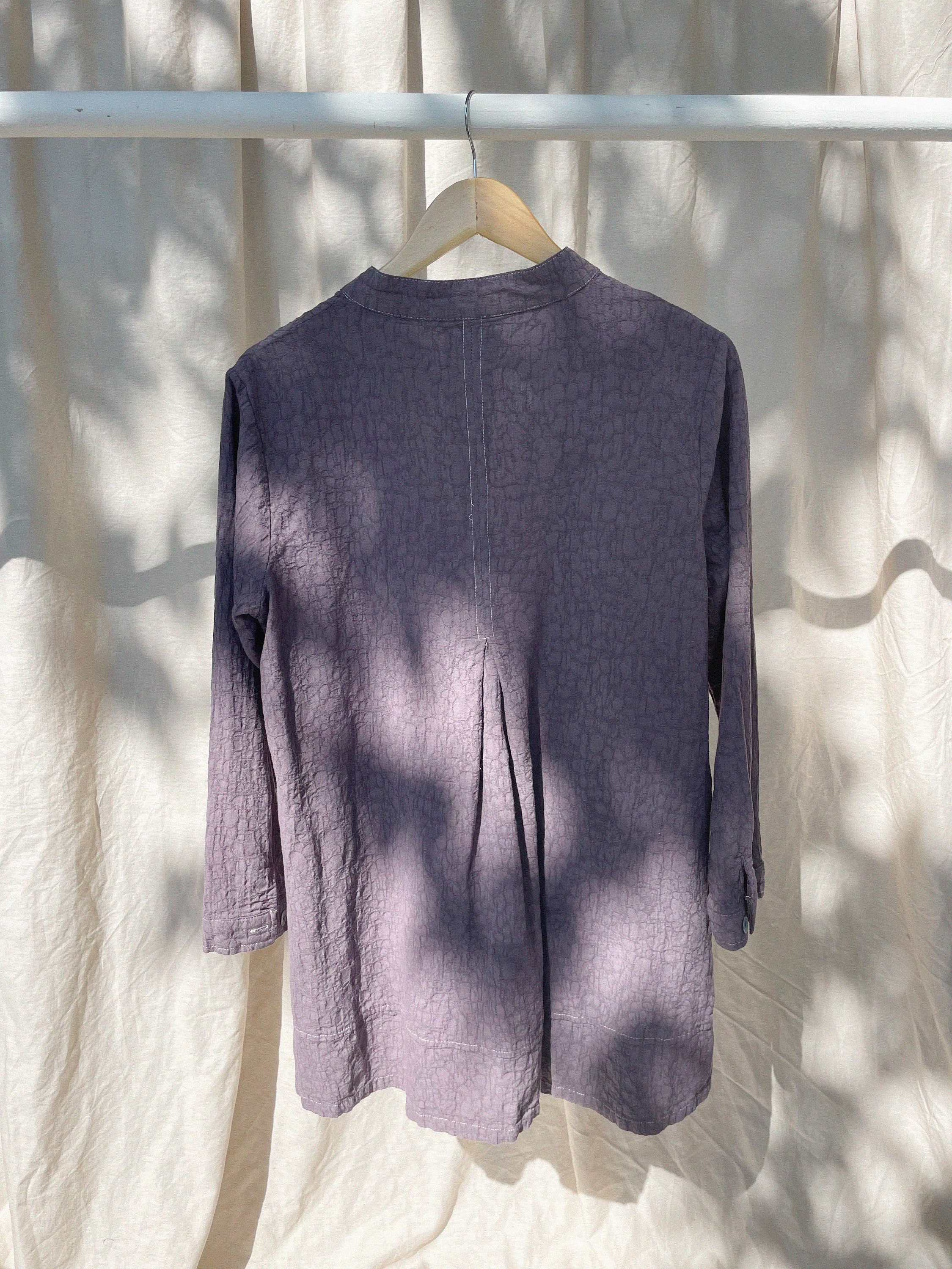 Acacia-dyed Linen Button-down - Etsy