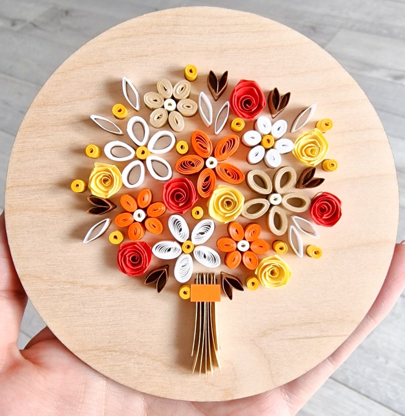 Flower Quilling Kit, DIY Craft Kit, Floral Quilling Kit - Etsy