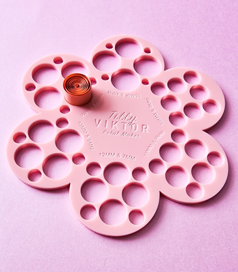 Tillyviktor Petal Maker, Paper Craft Tool, Paper Filigree Tool - Etsy