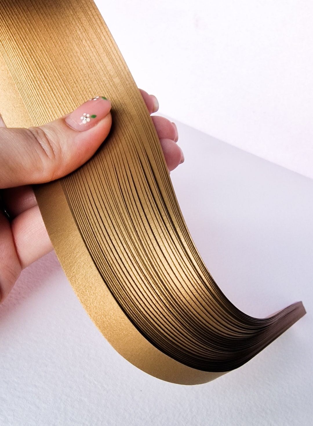 Metallic Antique Gold Quilling Paper, Christmas 3mm, 5mm, 10mm Paper ...