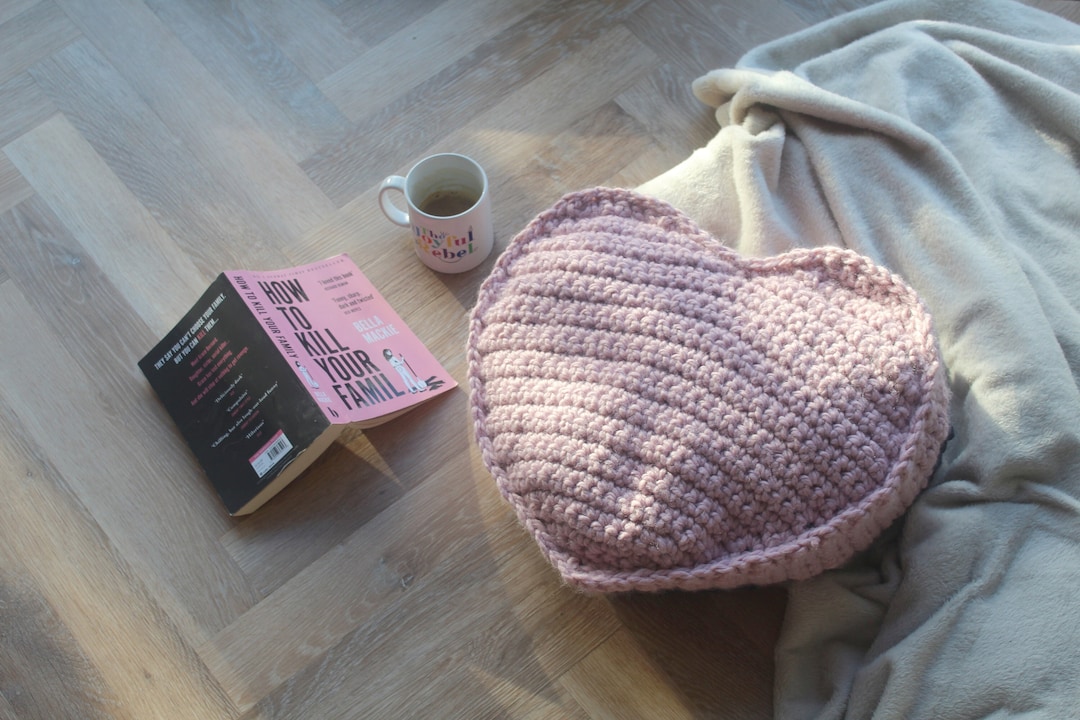 Crochet Heart Cushion Pattern - Pattern Only - Etsy