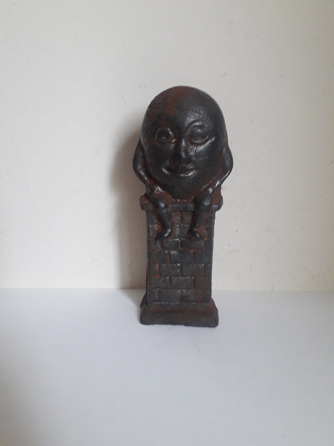 Humpty Dumpty Cast Iron Money Bank/box. 14cm High 6cm.wide. From 1920's ...