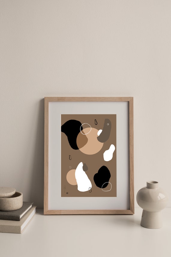 Wall Mural Art Instant Download Abstract Mural Print | Etsy