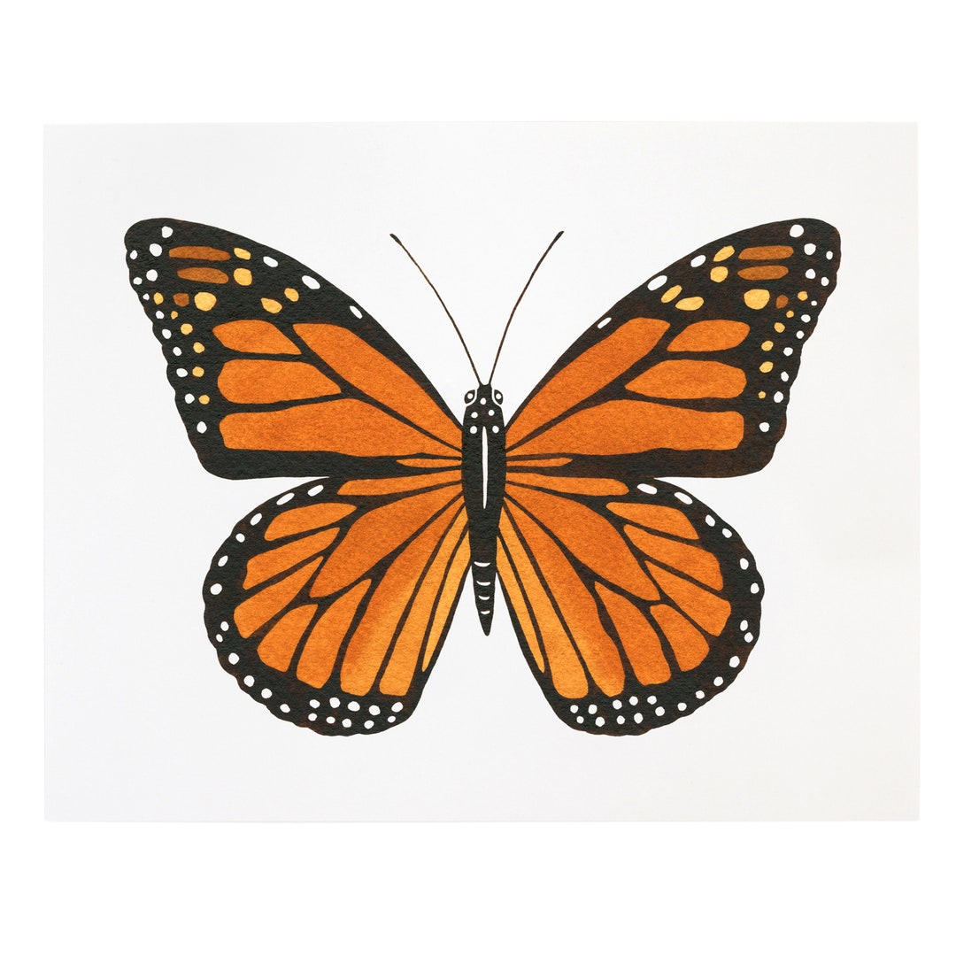 Monarch Butterfly Print - Etsy