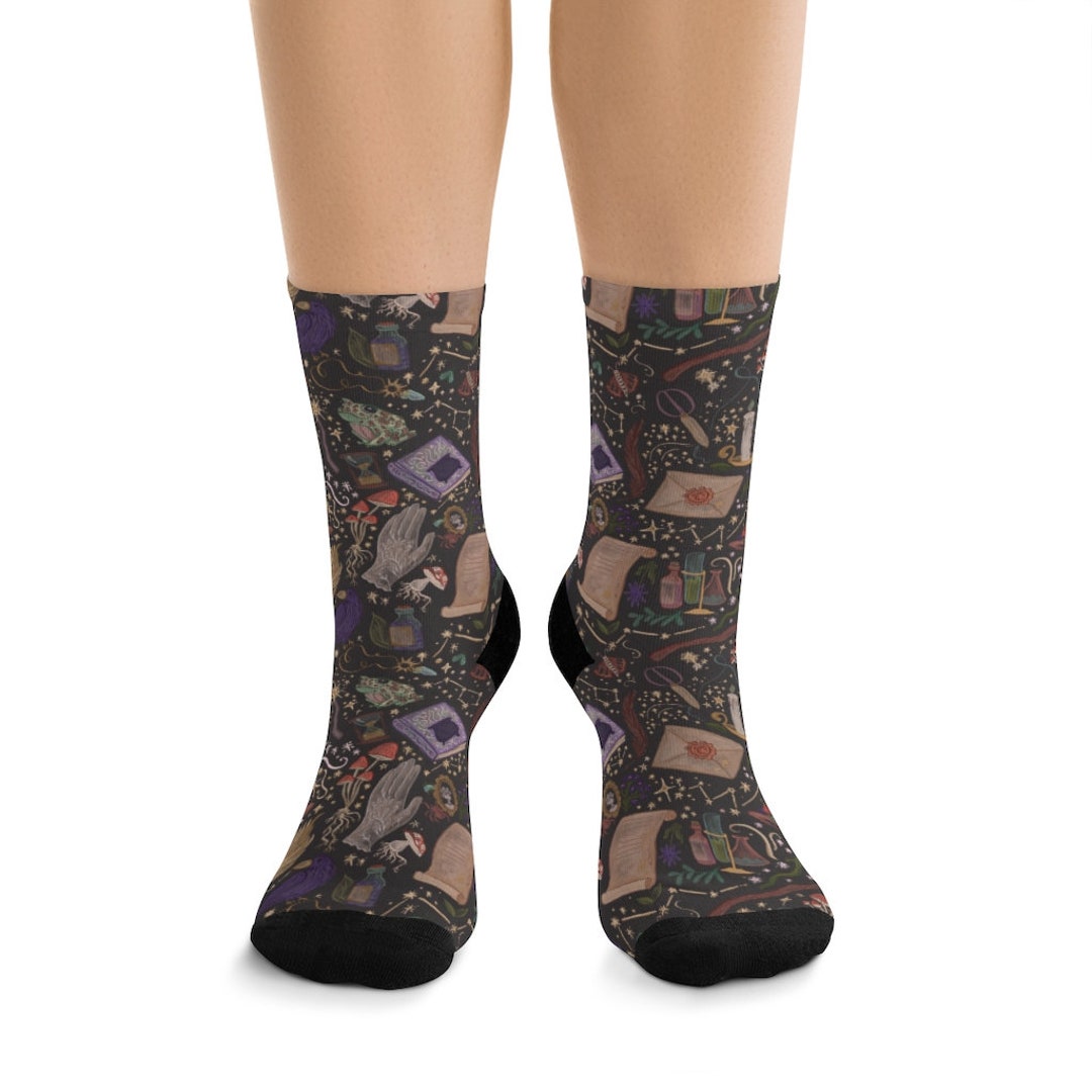 Whimsical Witch Wonders Socks - Etsy